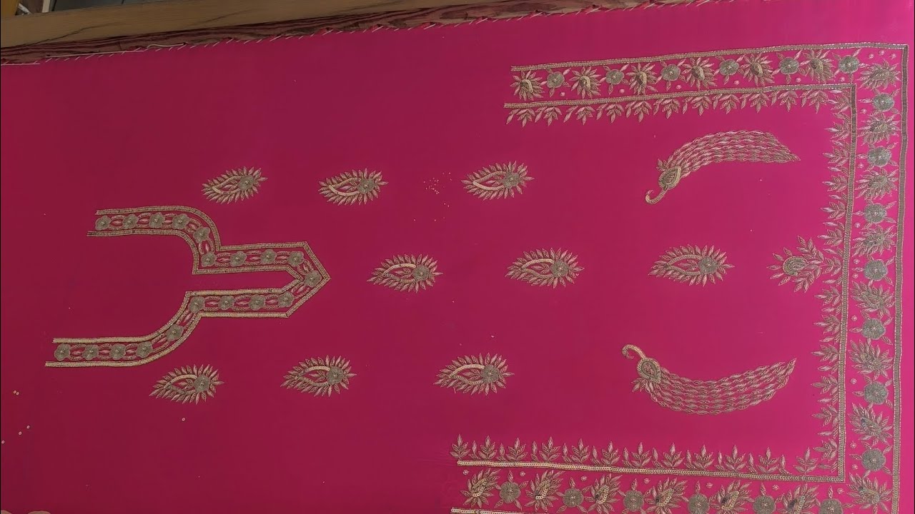 Hand work kadai | hand work suit kadai | butik suit design | hand kadai ...