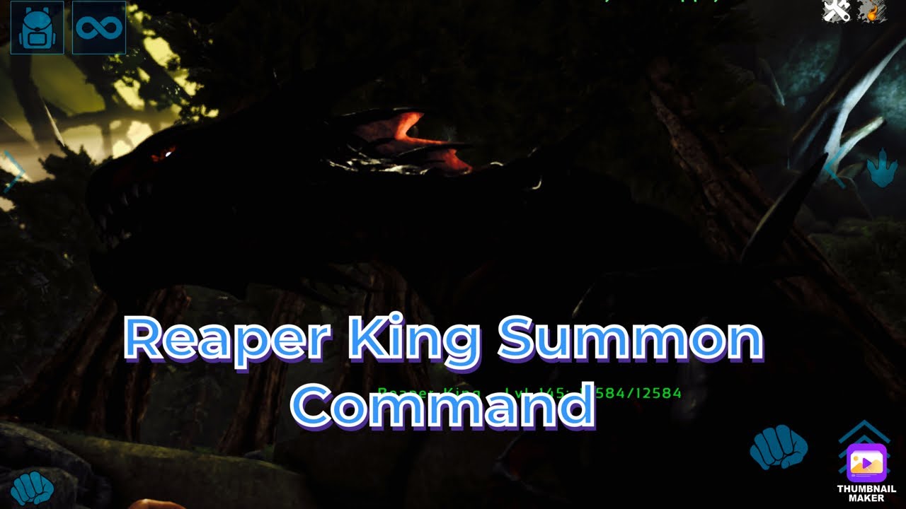 Reaper King Summoning With God Console Commands (Ark Mobile Ultimate ...