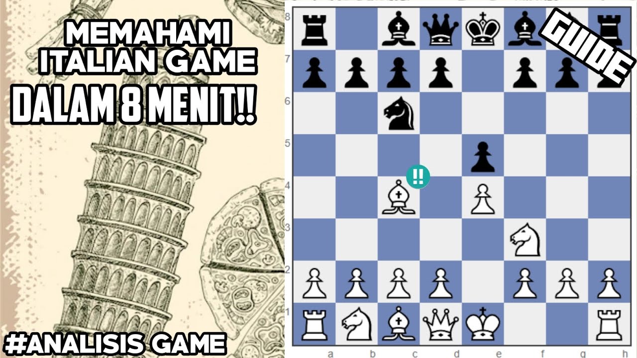 Memahami Italian Game dalam 8 Menit!! - YouTube