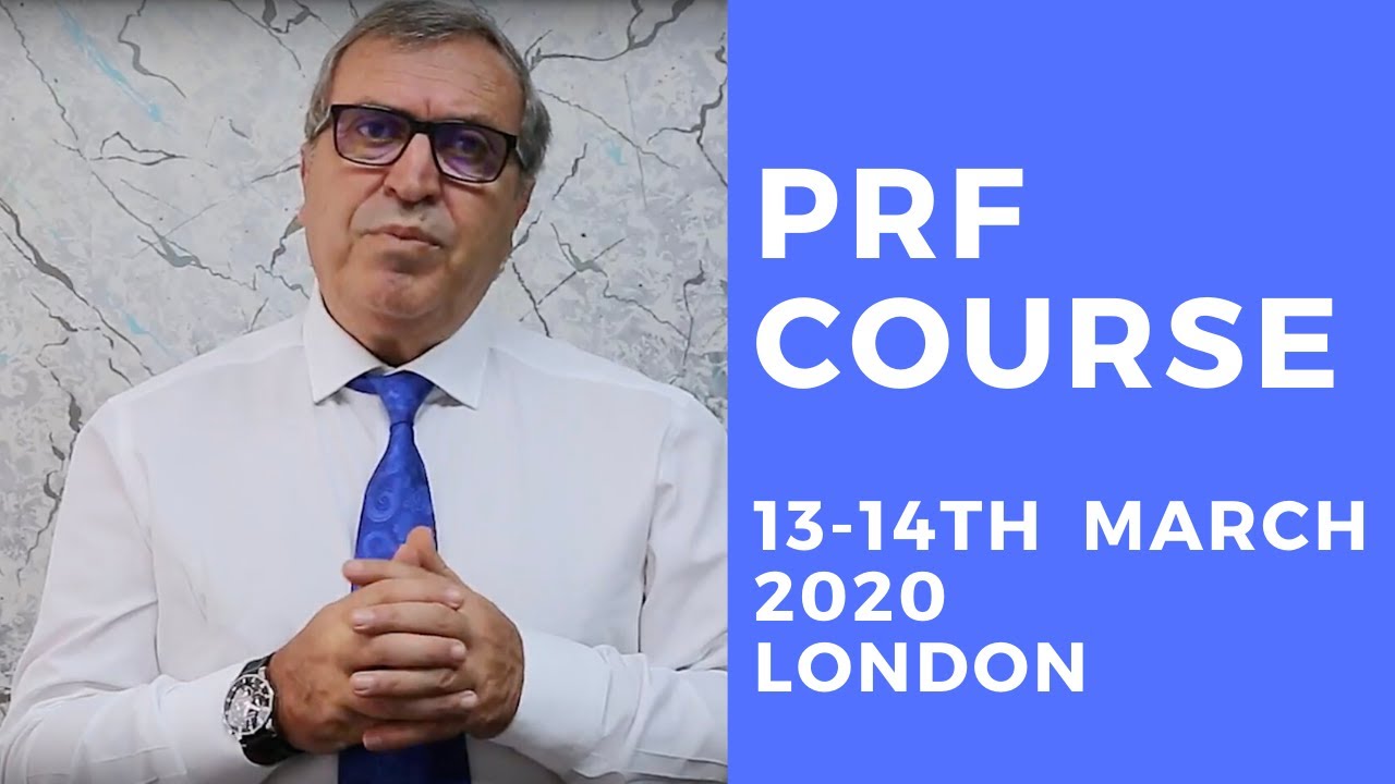 Dr Choukroun's PRF course in 2020, London - YouTube