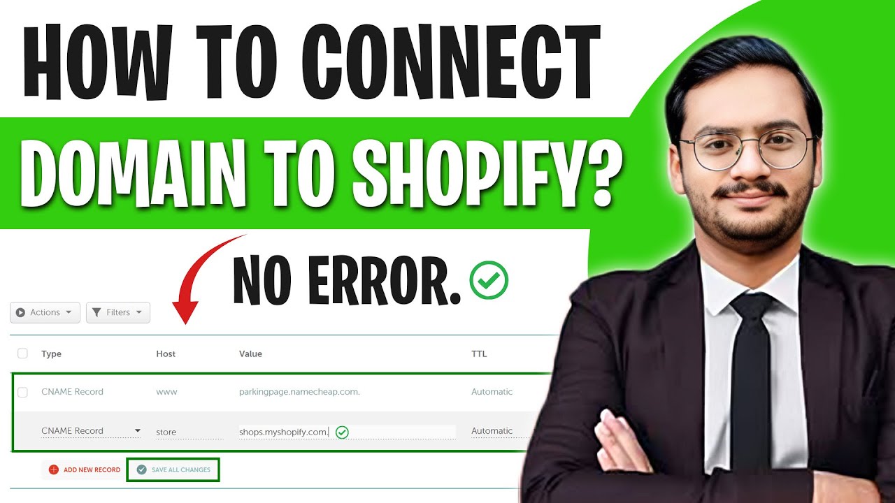 📌How To Connect Domain With Shopify Without Any Error | Step-by-Step ...