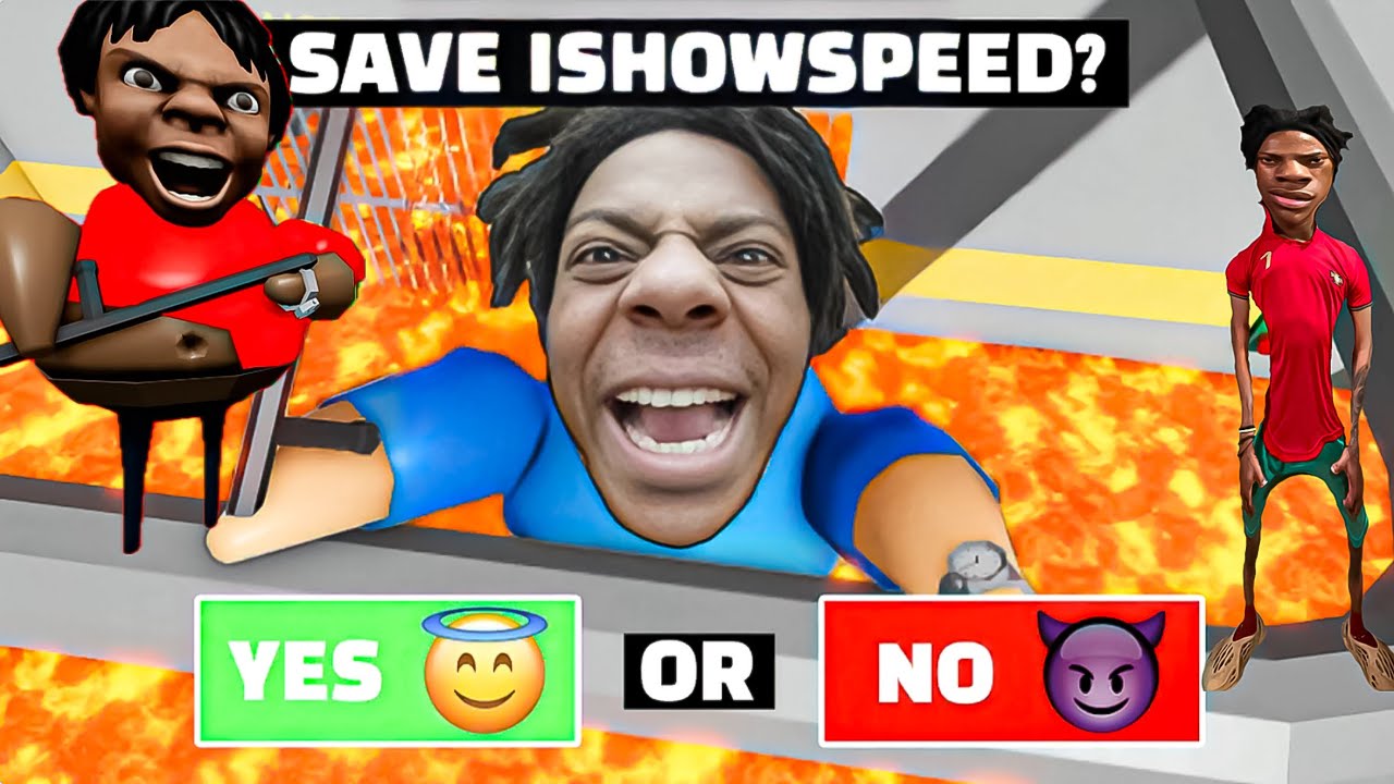 SO AMAZING 🤩 ISHOWSPEED BARRY'S PRISON RUN (OBBY) Roblox Walkthrough ...