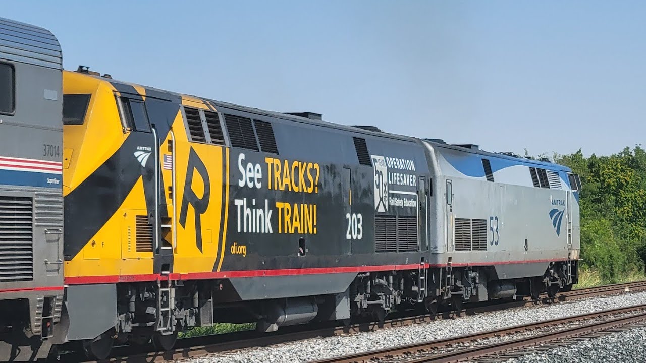 Amtrak 203 on Texas Eagle 21 and 22 #3(7/27/23 and 7/28/23) - YouTube