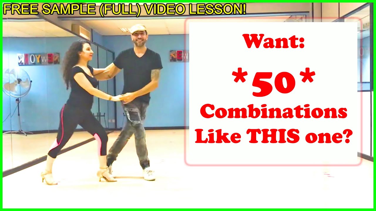SALSA: FREE FULL Lesson Sample~ *50* PREMIUM Combinations for: 6 99 ...