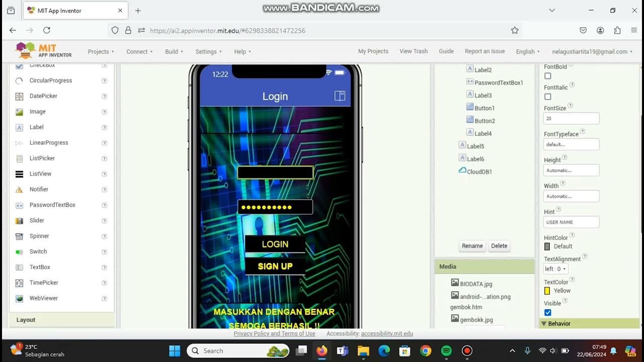 TUTORIAL MIT APP INVENTOR - YouTube