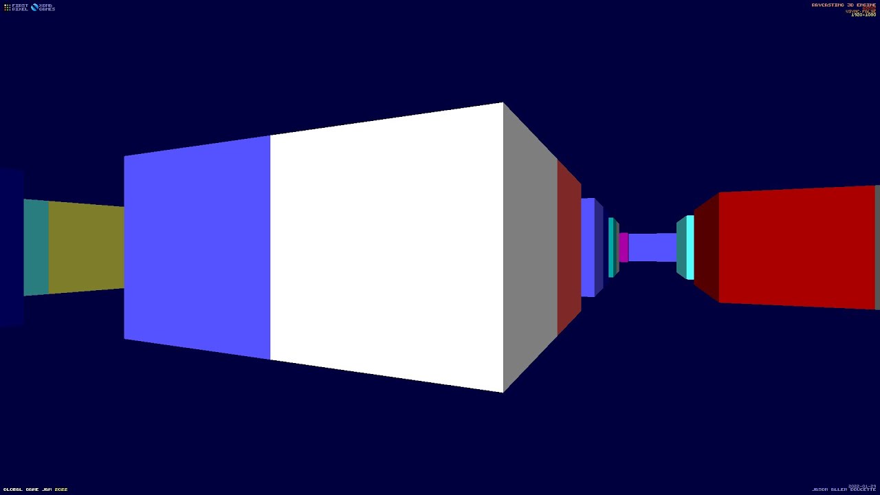 3D Ray Casting Engine: #2 (Global Game Jam 2022) - Proper Ray Cast Grid ...