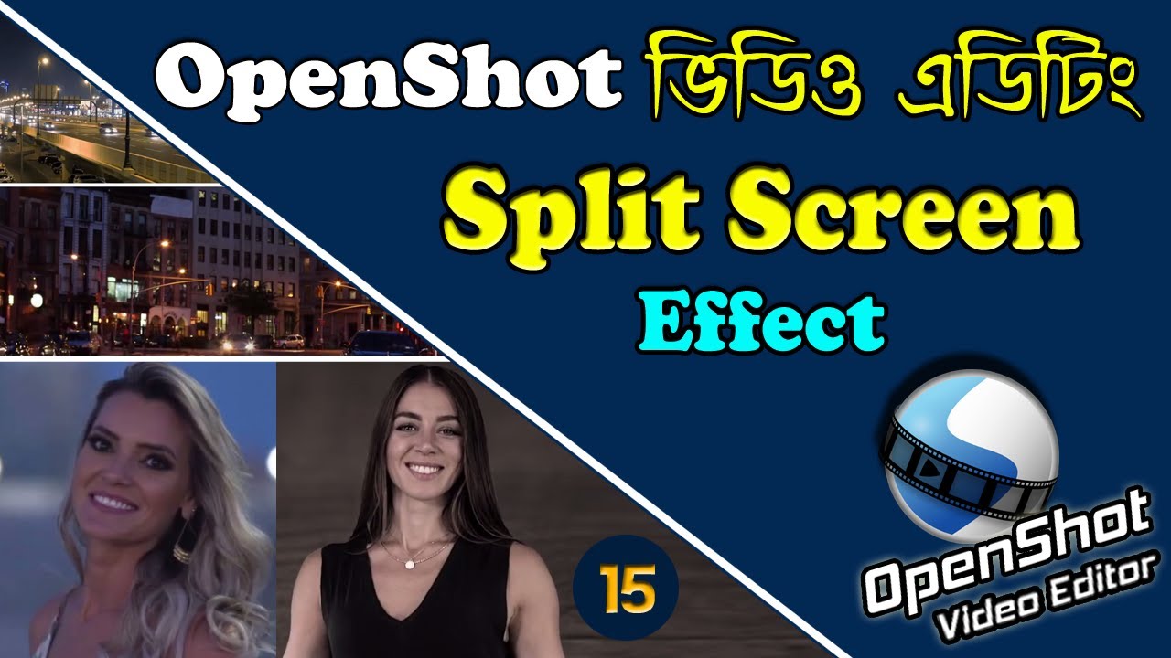 Openshot Split Screen Effect | Split Screen Effect | Openshot Video ...
