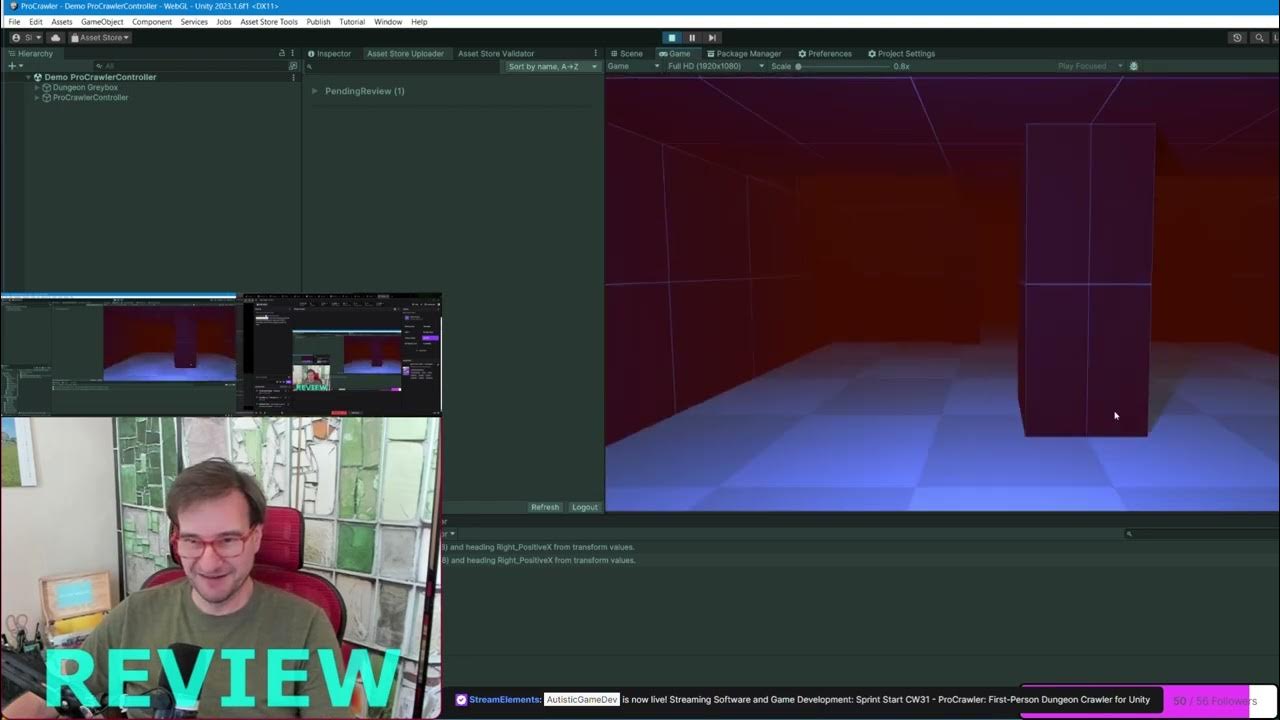 Sprint Start CW31 - ProCrawler: First-Person Dungeon Crawler for Unity - YouTube