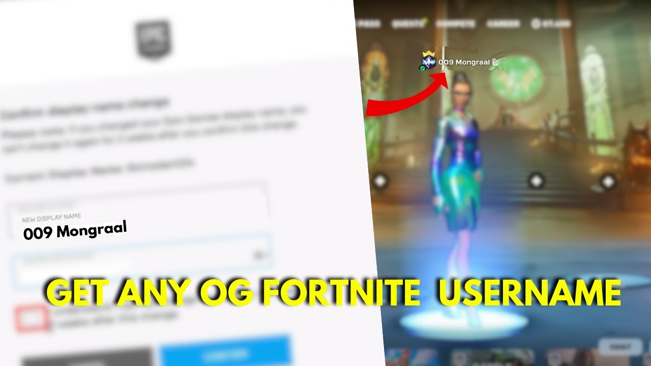 How To Get ANY OG Name in Fortnite Chapter 5! (Get ANY Fortnite ...