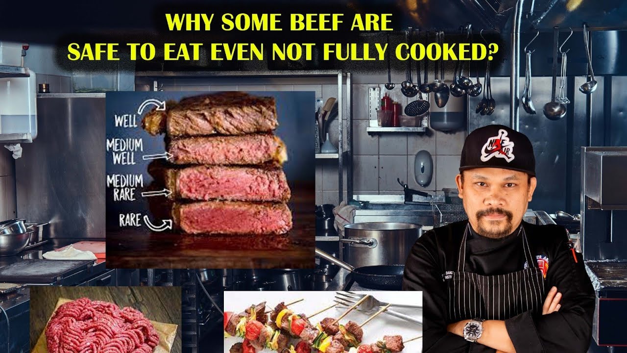 WHY OTHER BEEF MEAT ARE SAFE TO EAT EVEN NOT COOK WELL? - YouTube