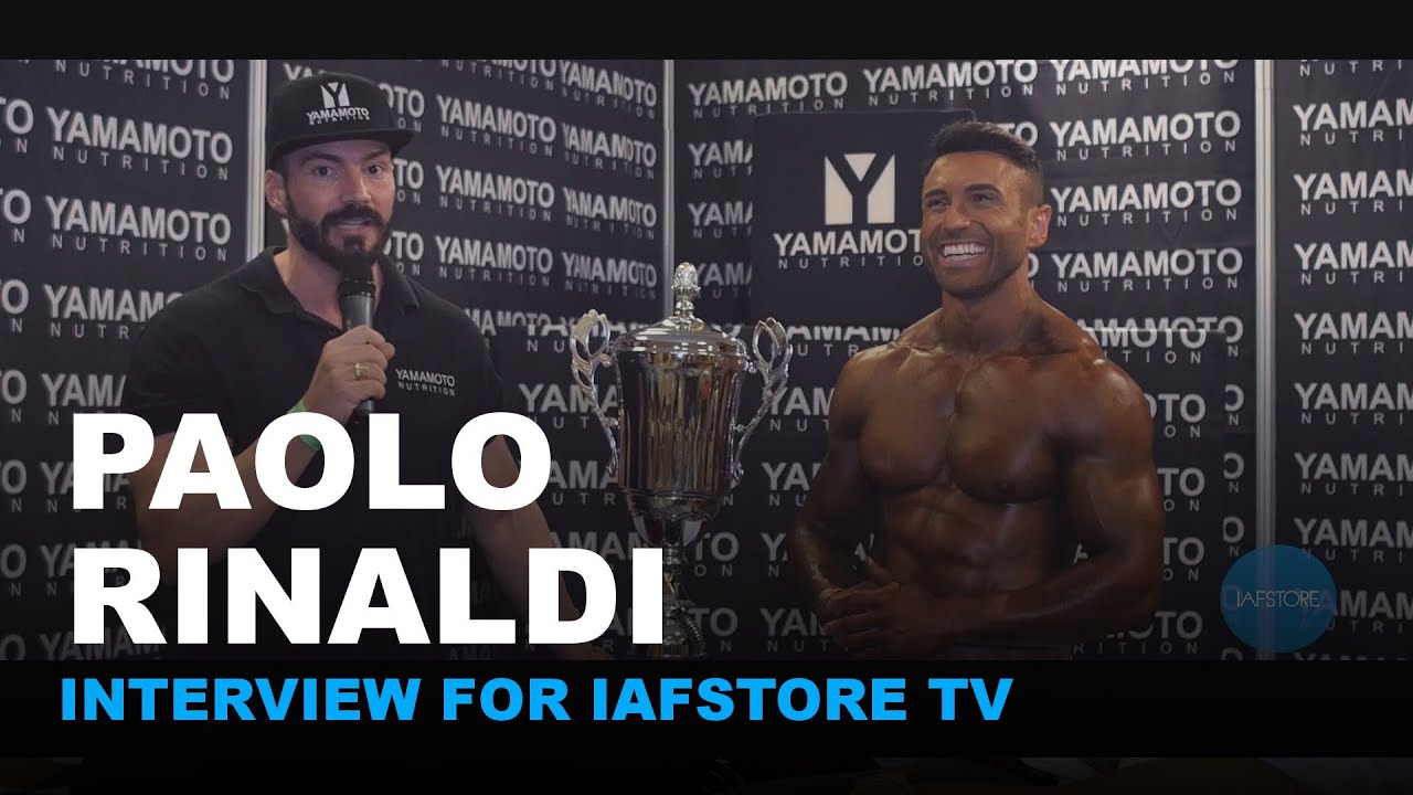 Interview with Paolo Rinaldi IFBB Men's Physique - YouTube
