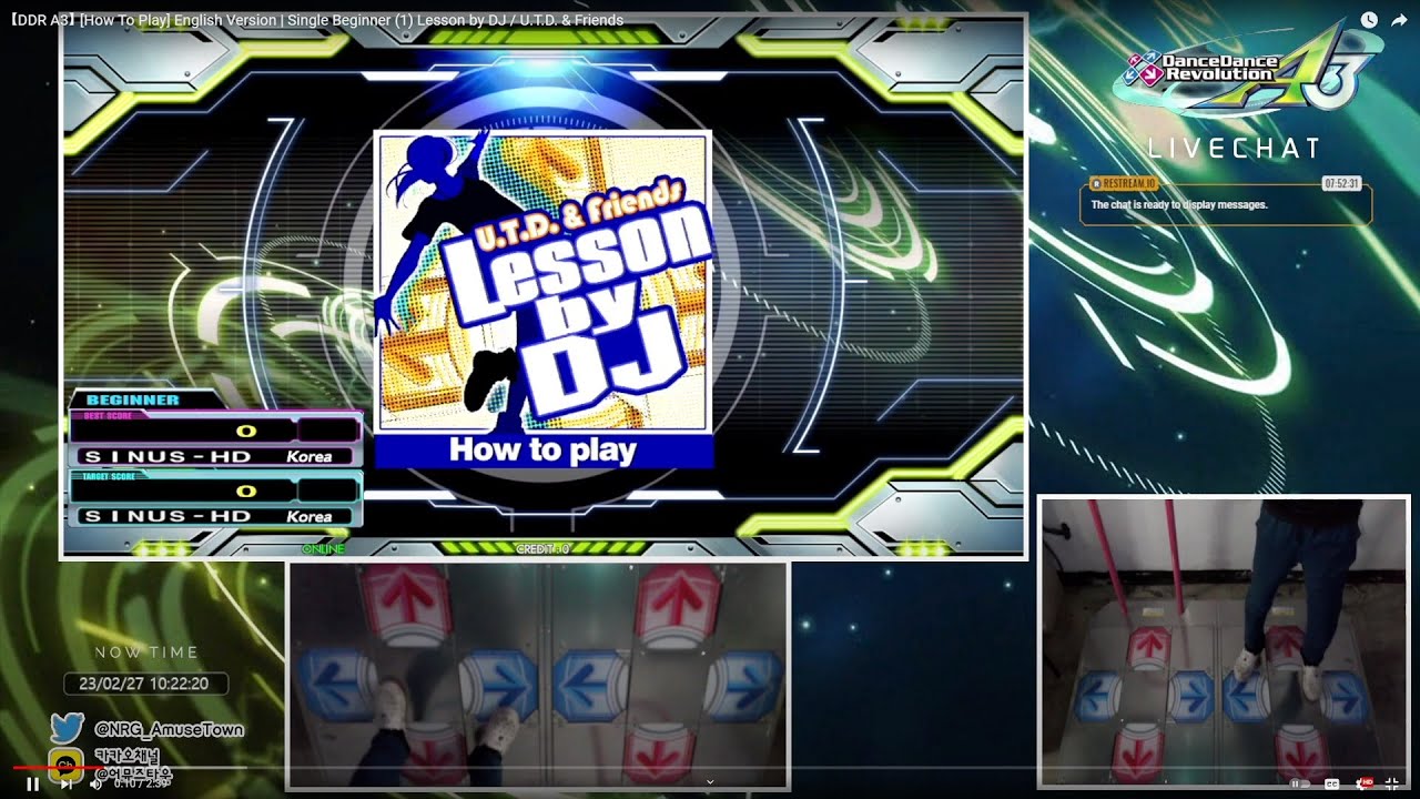 【DDR A3】 [How To Play] English Version | Single Beginner (1) Lesson by ...