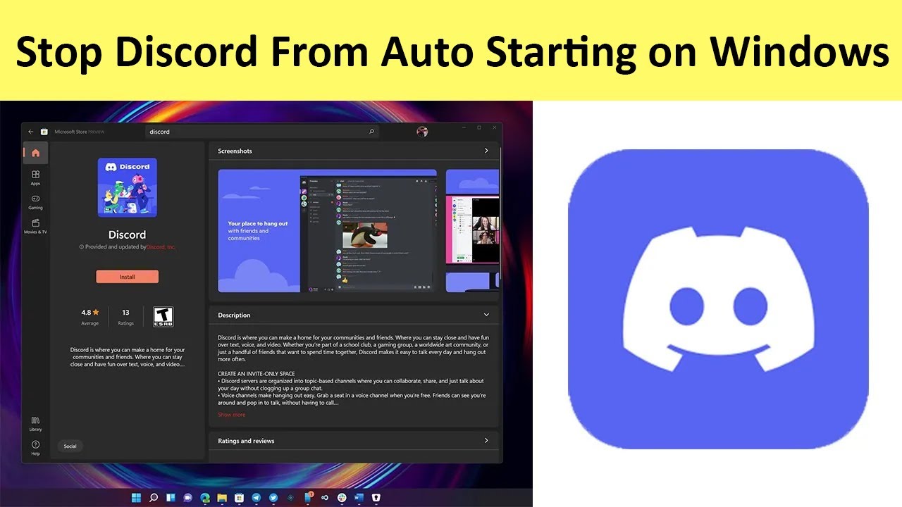 How to Stop Discord From Auto Starting on Windows? - YouTube