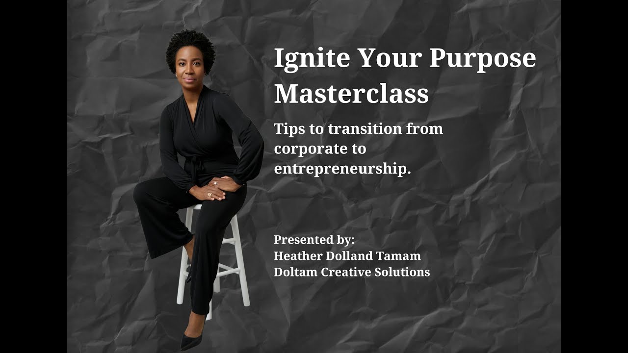 Ignite Your Purpose Masterclass 2025- May Your Desires Be Greater Than ...