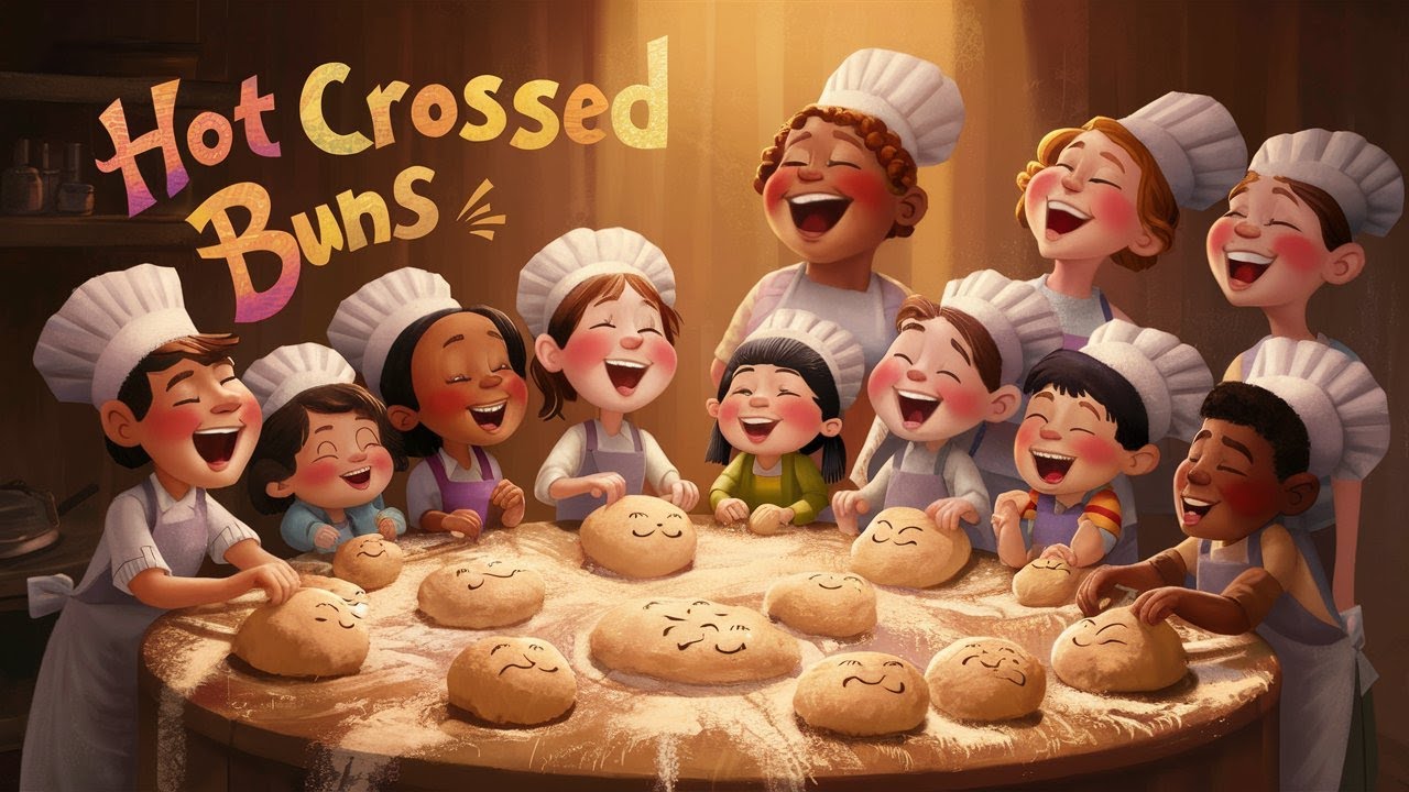 🎉 Hot Crossed Buns Adventure | Exciting Sing-a-long for Kids! - YouTube