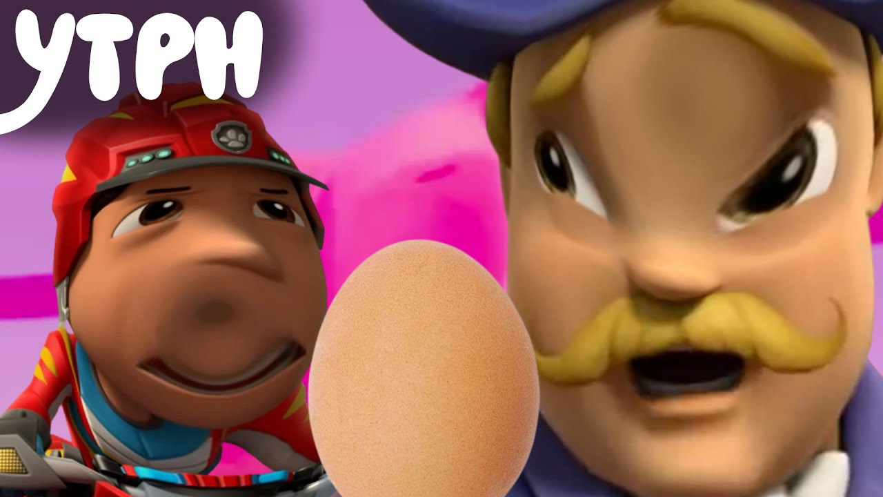 YTPH PAW PATROL | LOS CACHORROS Y LOS HUEVOS DEL ALCALDE HUMDINGER ...
