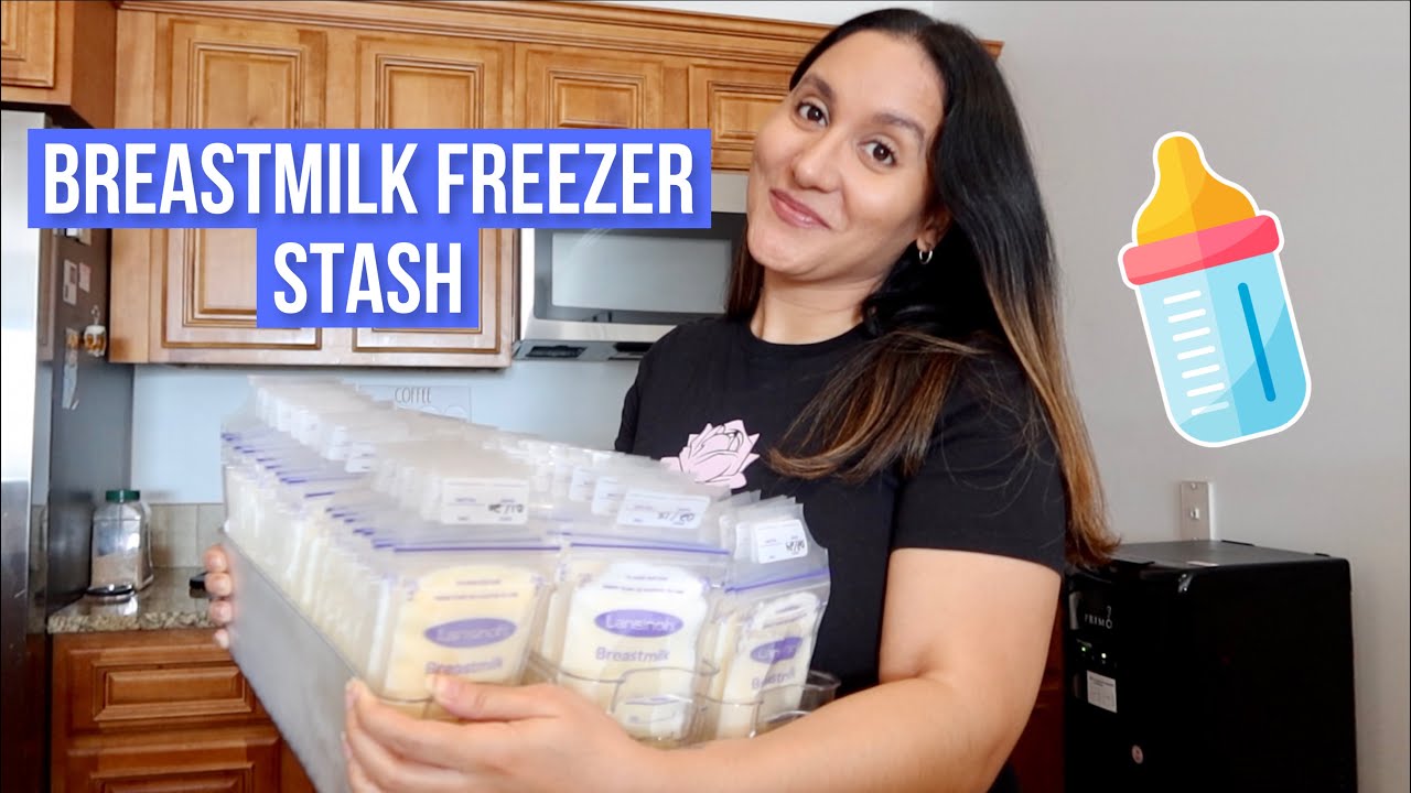 MILK STASH ORGANIZATION / I bought a deep freezer! - YouTube