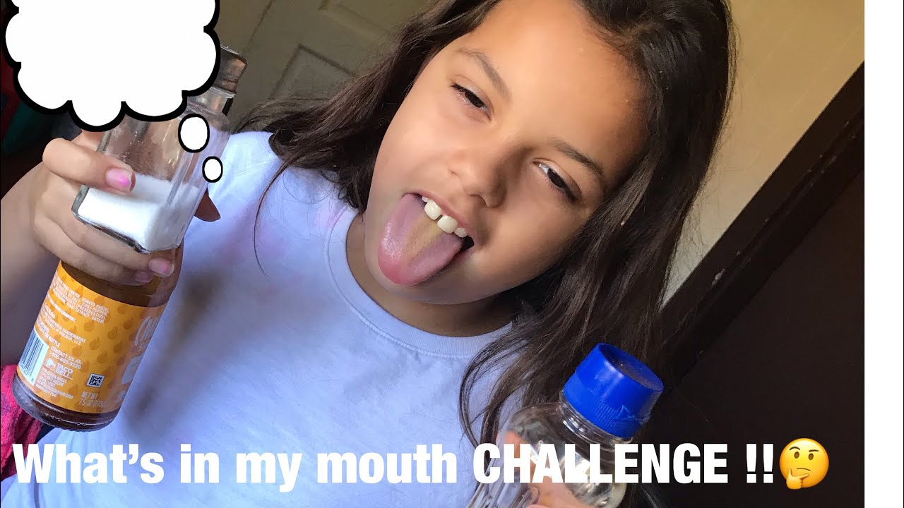 MUST WATCH! what in my mouth challenge🤔! - YouTube