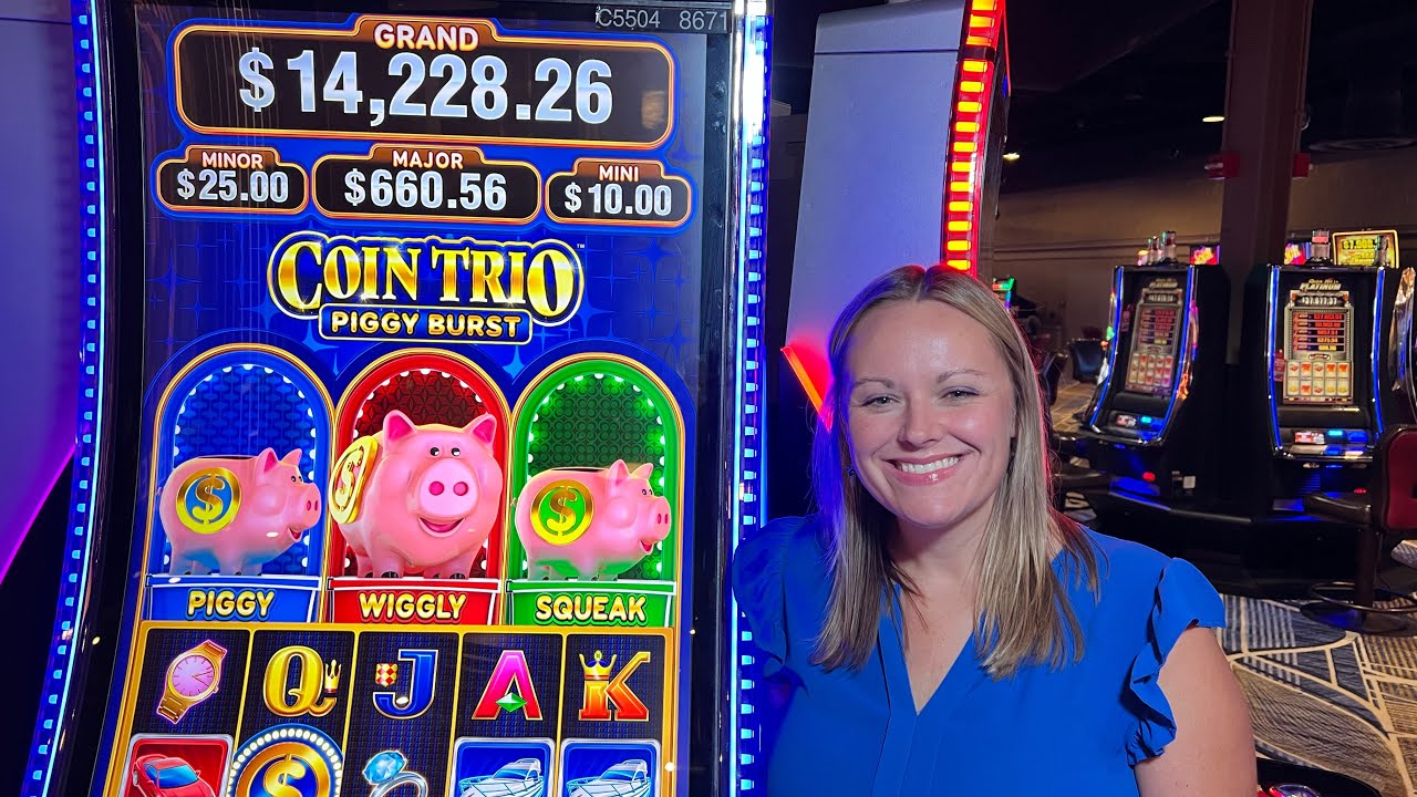 Another Pig Slot Machine! Let's pop these pigs baby!! - YouTube