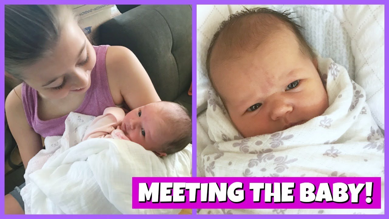 THE KIDS MEET THE NEW BABY! - YouTube