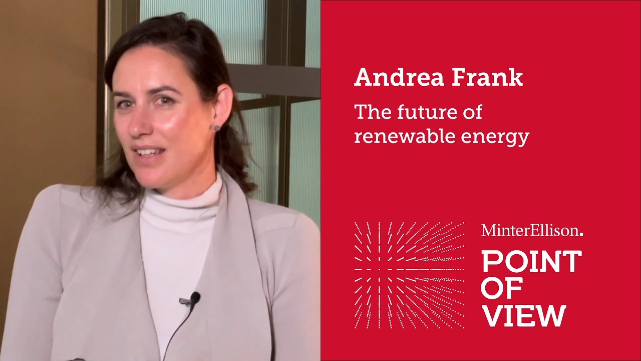Andrea Frank's Point of View on renewable energy investment - YouTube