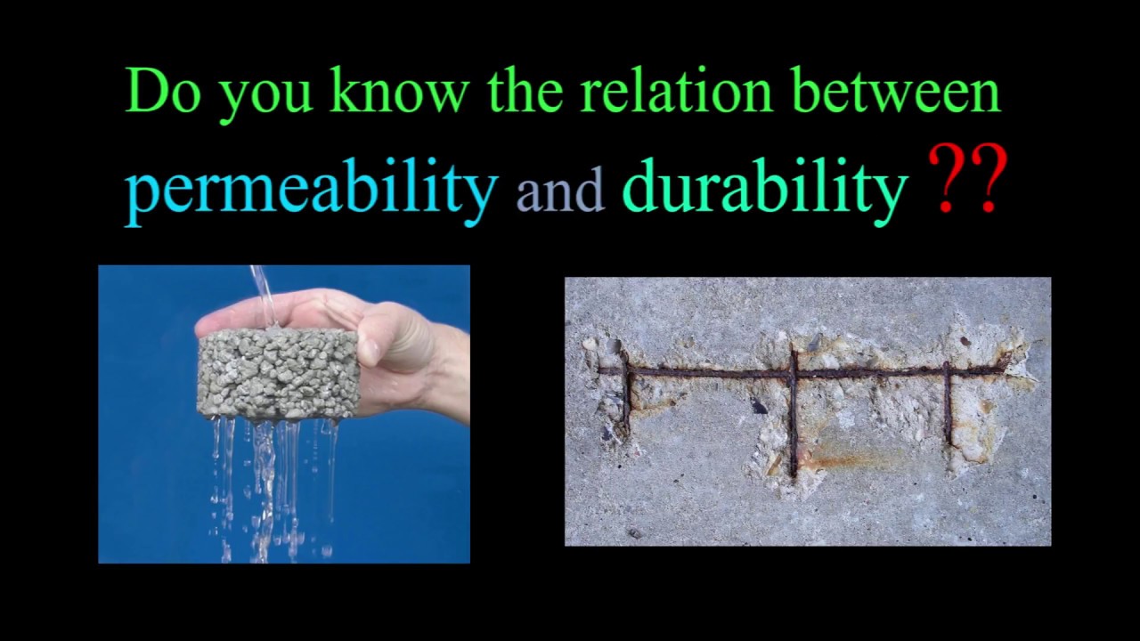 Difference between permeability and durability - YouTube