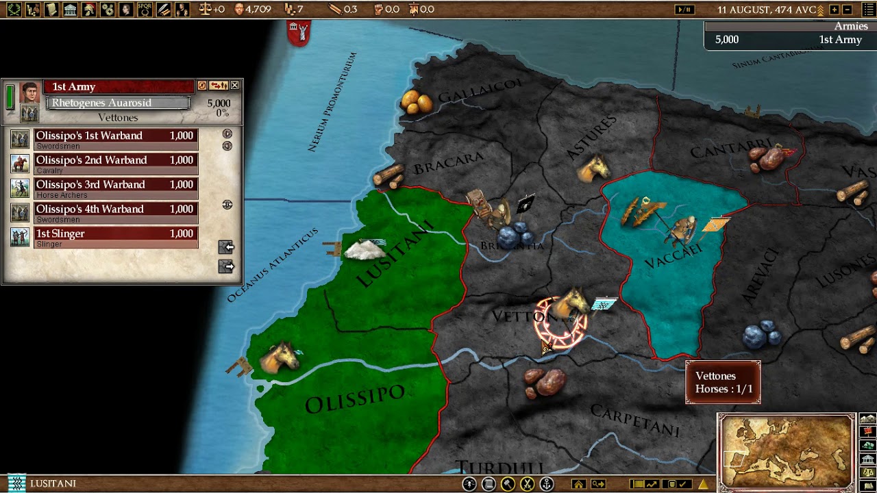 Europa Universalis Rome - Lusitani Part 1 - YouTube
