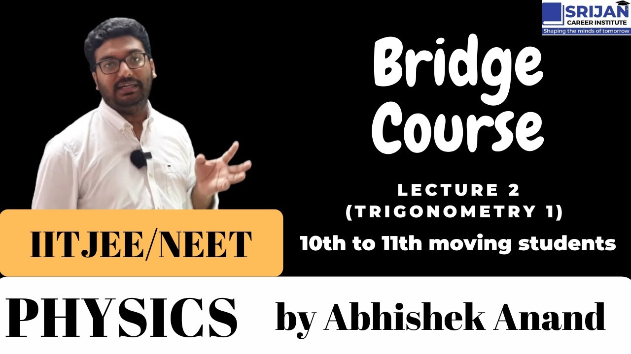 Bridge Course Lec 02 | Basic Maths | Trigonometry Part 02 | JEE | NEET ...