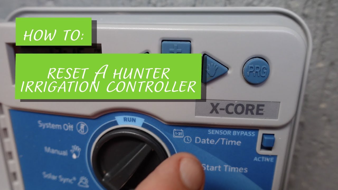How to with Michael #19: Reprogramming a Hunter wall-mounted irrigation ...