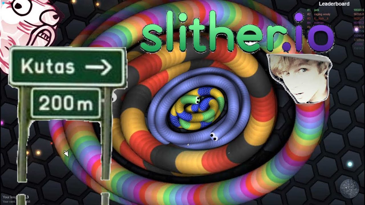Snake Agar.io !!! Slither.io SZYBKI SPOSÓB NA POWIĘKSZENIE SWOJEGO WĘŻĄ ...