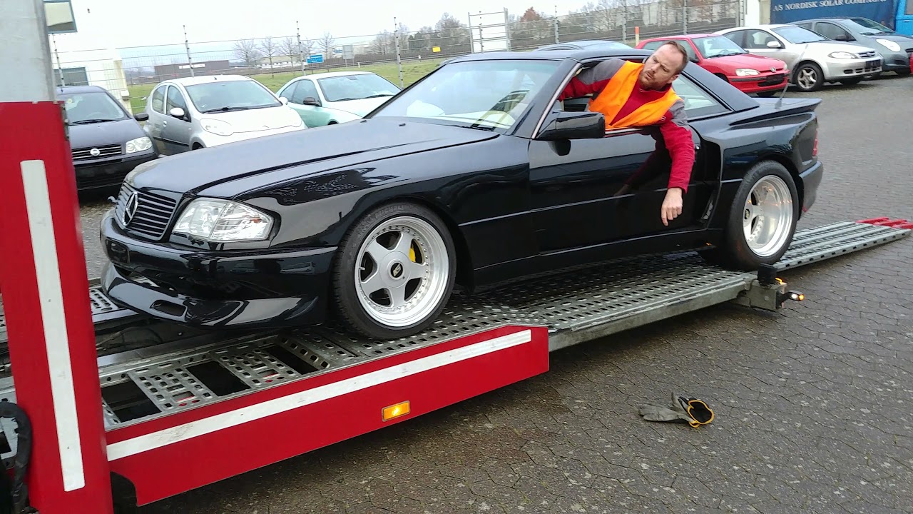 K110 - Mercedes-Benz 500SL König Shipping - YouTube