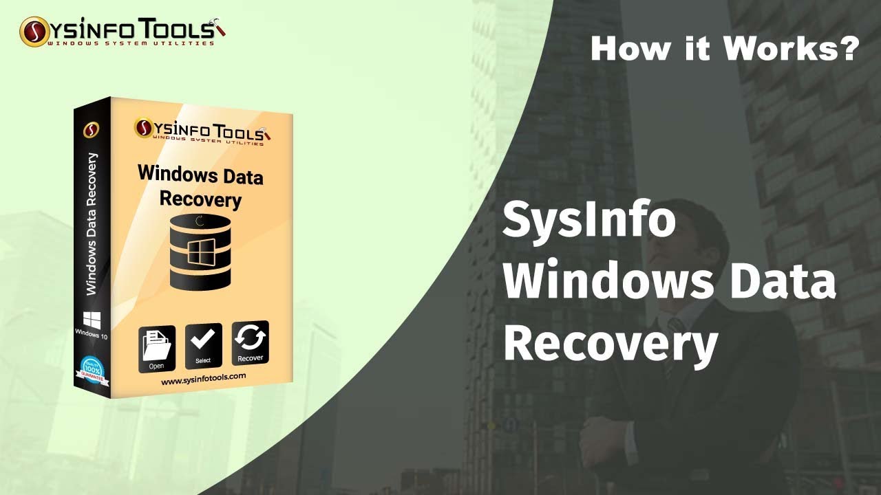 How to recover deleted files using SysInfo Windows Data Recovery - YouTube