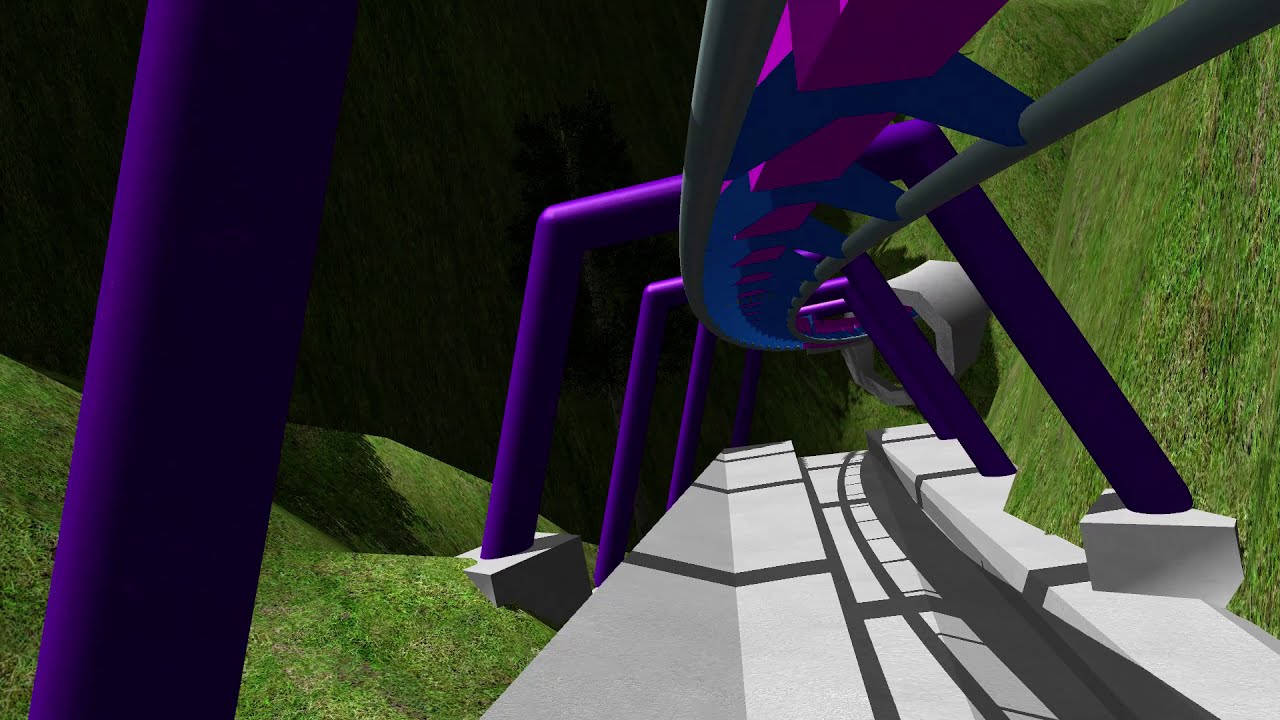 Ultimate Coaster X : Complete Nightmare Mountain Coaster 1.0 - YouTube