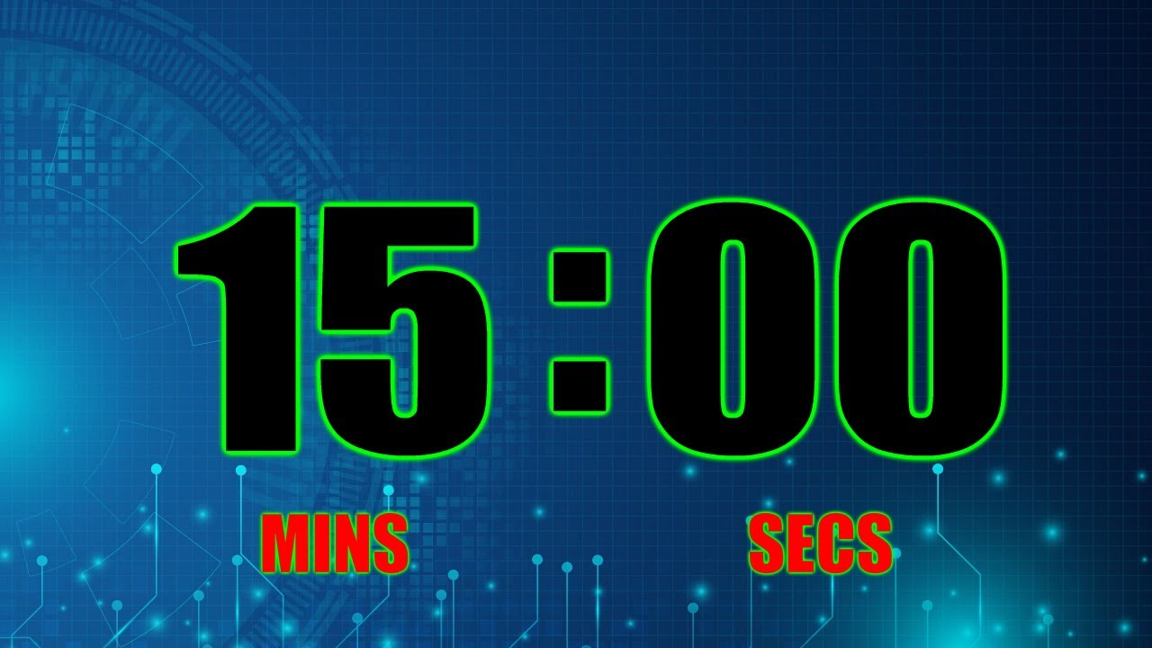 TIMER 15 MIN - MINUTEUR 15 MINUTES - YouTube