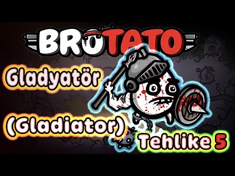 Brotato #15 - Gladyatör (Tehlike 5 Zorluk Seviyesi - Çarpışma Noktası) - Abyssal Terrors