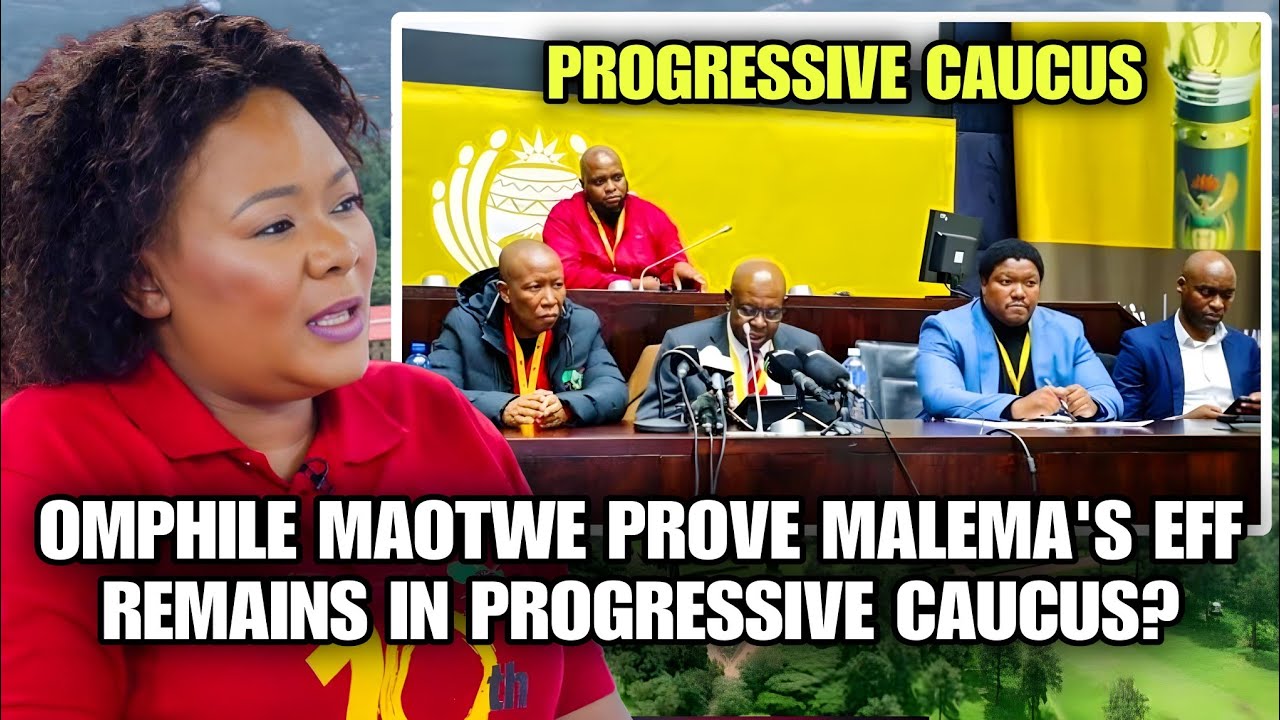 Omphile Maotwe Proves Malema's EFF Remains In PROGRESSIVE CAUCUS? - YouTube