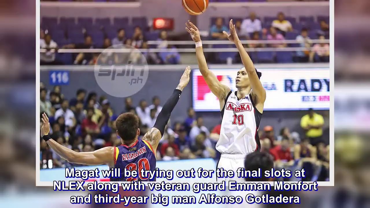NLEX gives Marion Magat a shot at roster spot after Alaska cut - YouTube