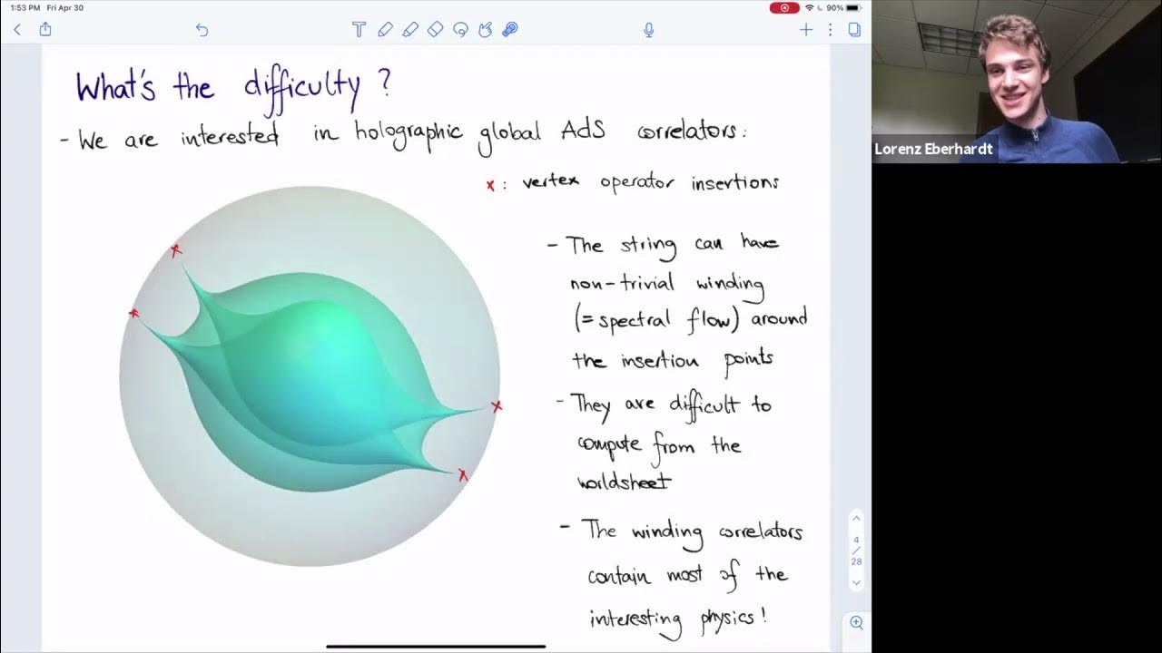Worldsheet Correlators in AdS3 - Lorenz Eberhardt - YouTube