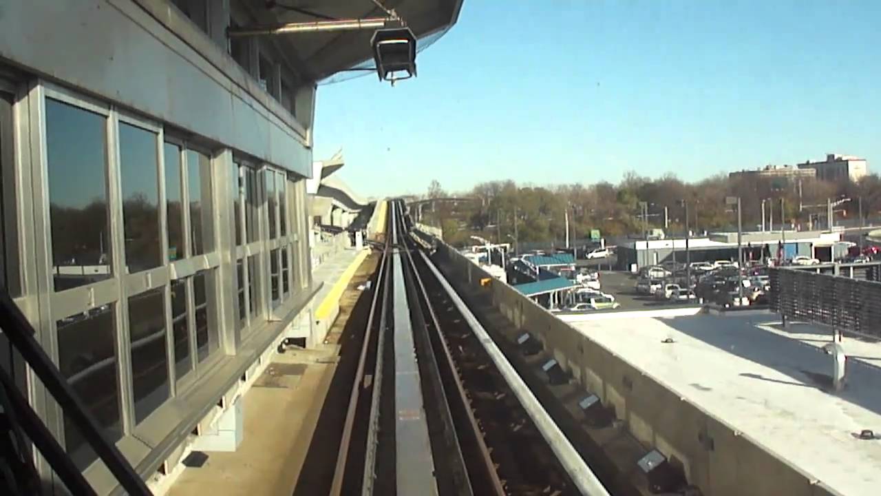 Air Train Ride - Jamaica to JFK Airport - YouTube