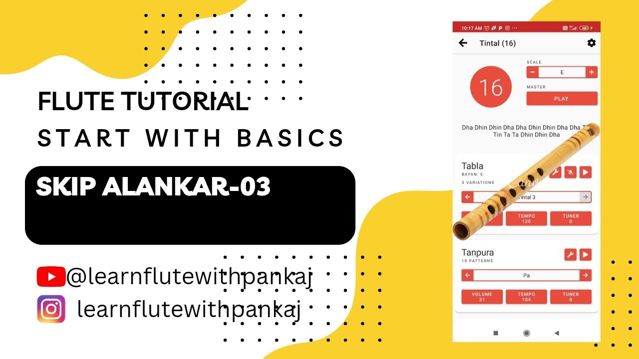 Learn Alankar | Skip Alankar3| sa pa,re dha, ga ni, ma SA |beginner ...
