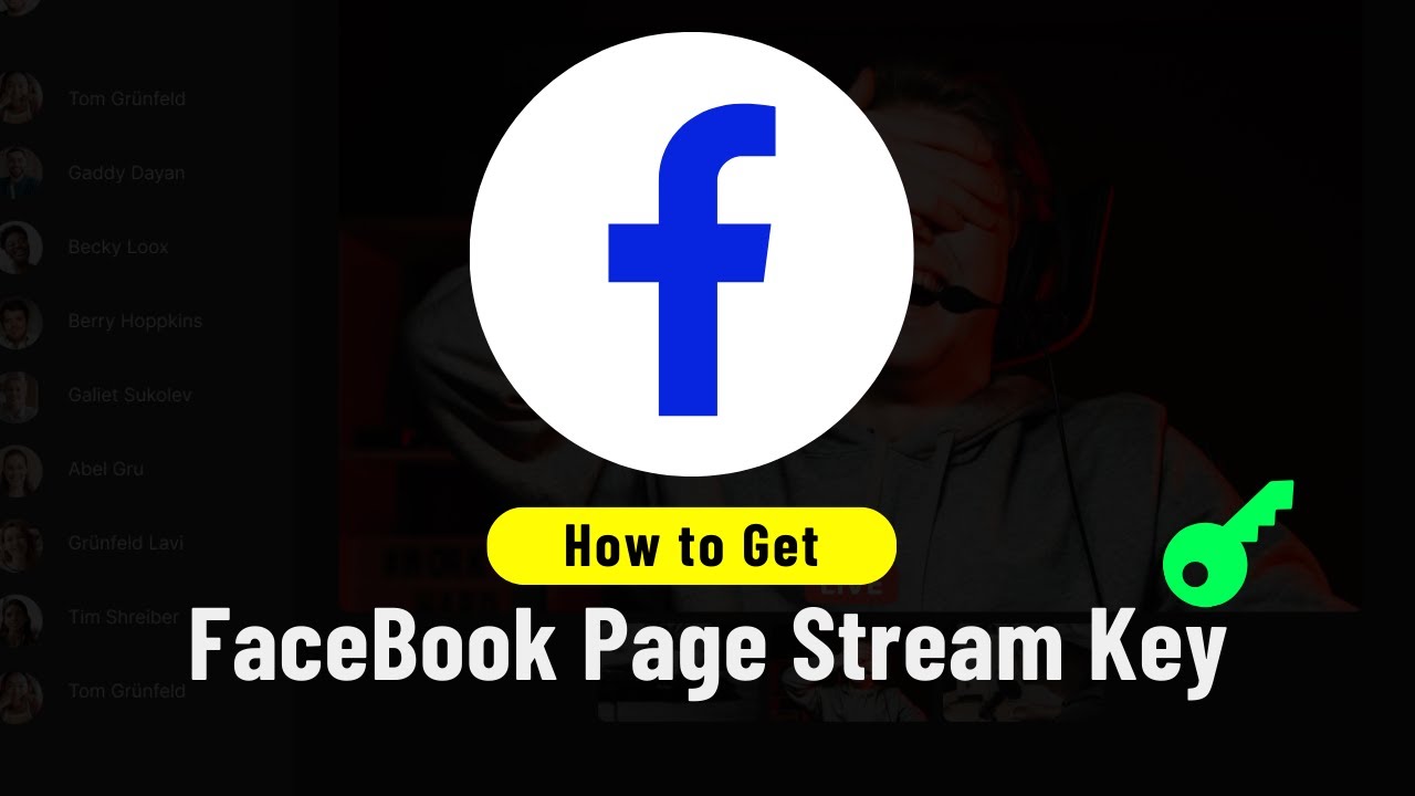How to Get Facebook Page Live Stream Key - YouTube