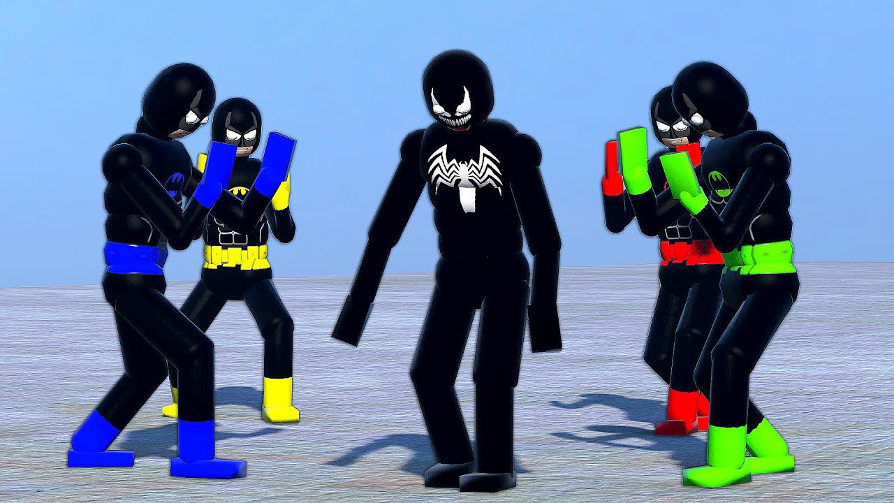 TEAM BATMAN vs VENOM - EPIC SUPERHERO SHOWDOWN! - YouTube