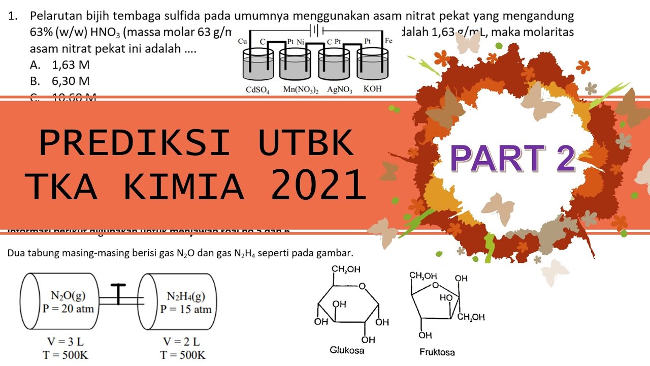 Soal Prediksi dan Pembahasan UTBK TKA KIMIA 2021 #Part2 - YouTube