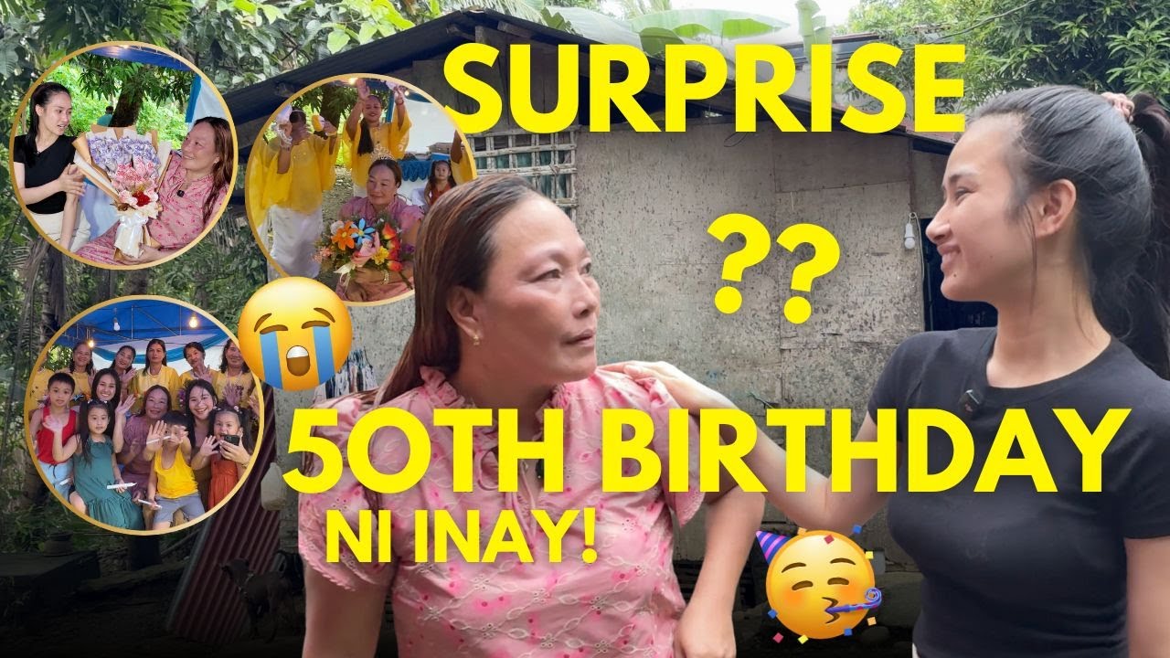 SURPRISE 50TH BIRTHDAY CELEBRATION KAY INAY | RECHEL IN DUBAI - YouTube