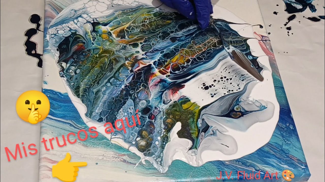 101-Explora la Pintura Acrílica, el Pouring, lo Abstracto, Cómo ...