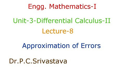 ENGINEERING MATH-1 |UNIT-3- DIFFERENTIAL CALCULUS-2 | AKTU - YouTube