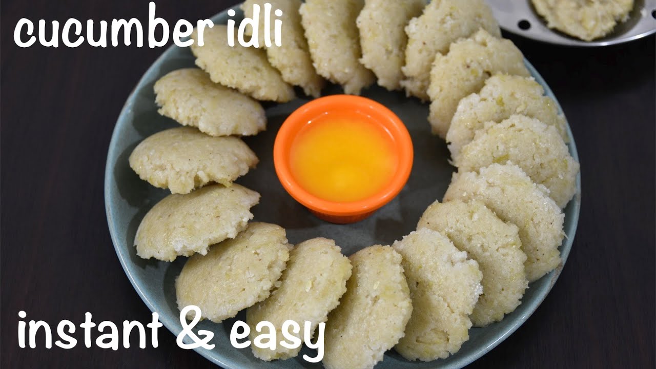 instant cucumber idli recipe | Ganesha Festival Special sweet idli ...