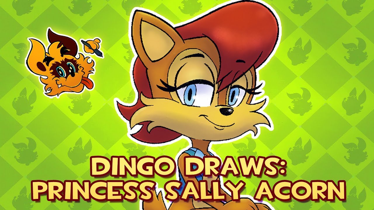 Dingo Draws: Princess Sally [Time Lapse Drawings] - YouTube