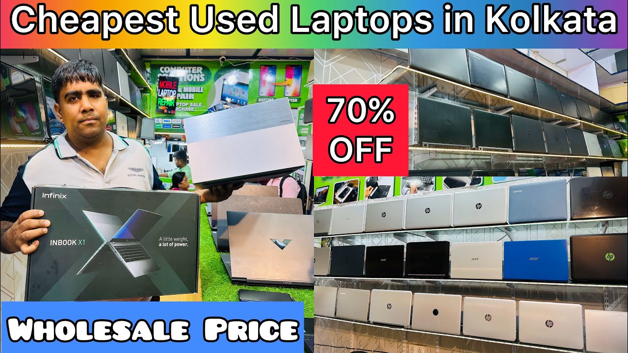 Cheapest 2nd Hand Laptops | Kolkata Chadni market | Used Original ...