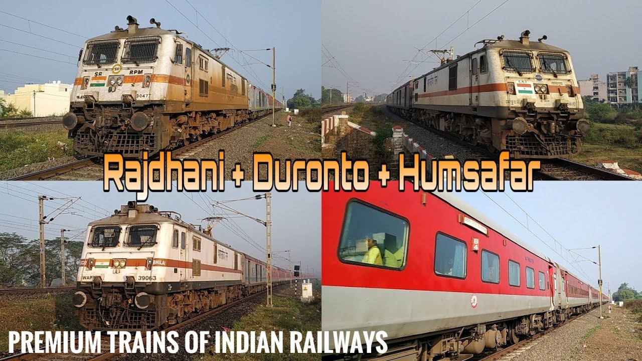 Republic Day Special |RAJDHANI + DURONTO + HUMSAFAR | Premium Trains of ...